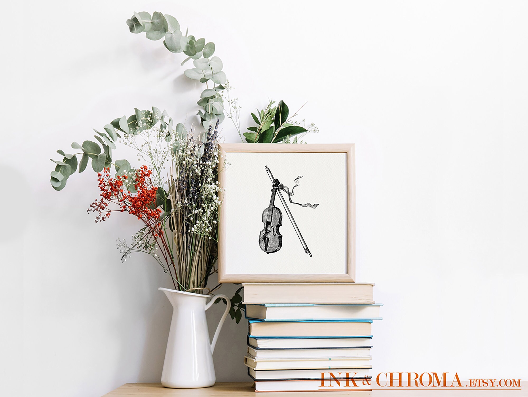 Violin Print Musician Gift Musical Poster Music Print | Etsy