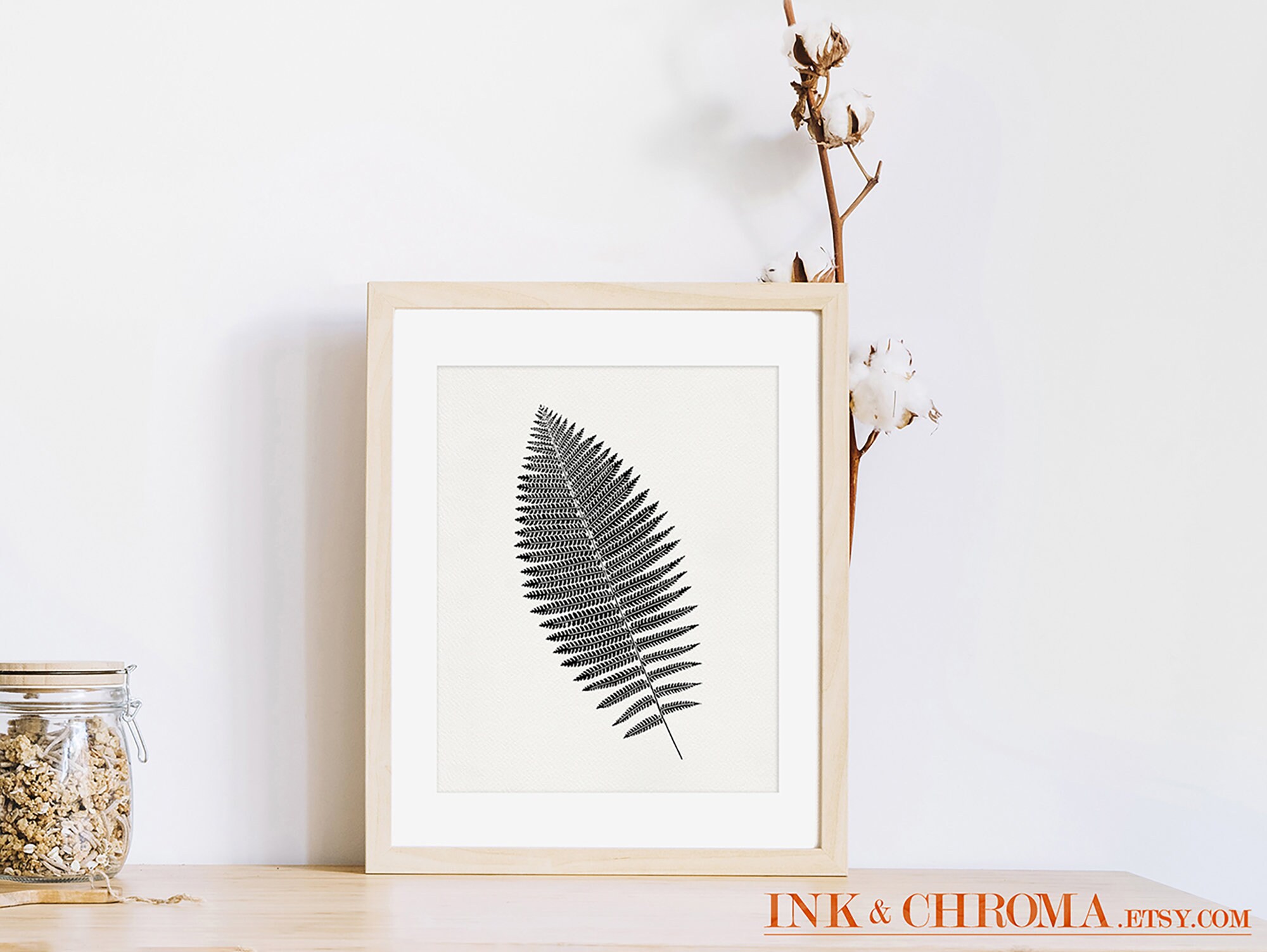 Fern Print Set Set of 5 Fern Art Botanical Print 8x10 | Etsy