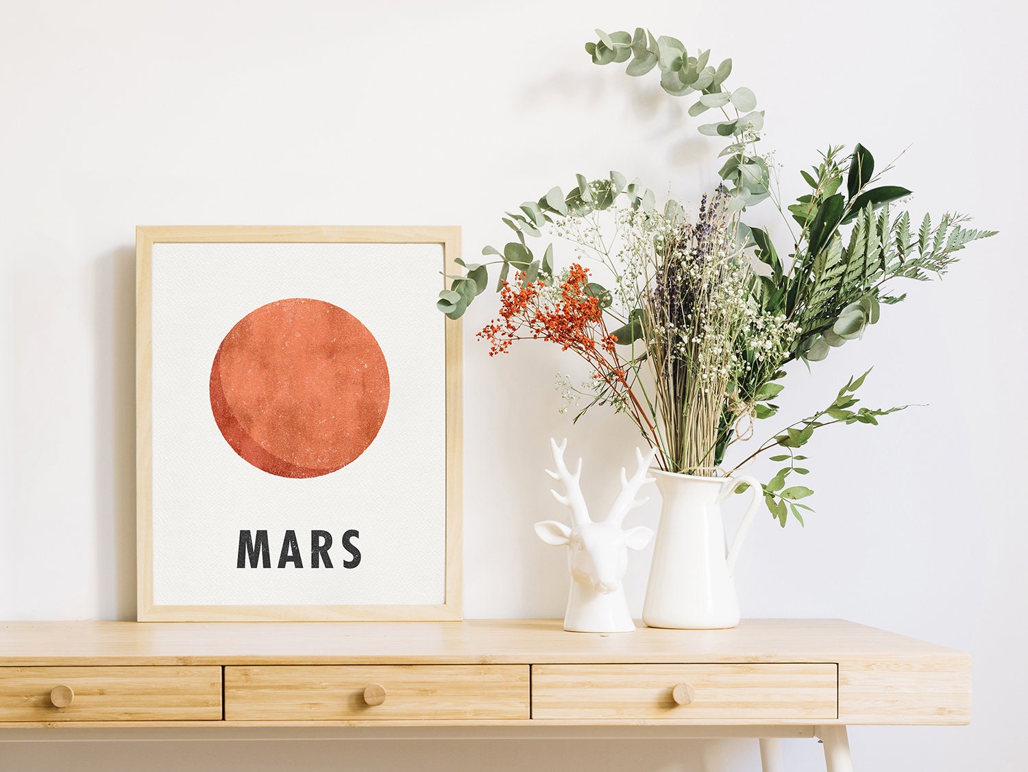 Mars Print Space Print Red Planet Space Poster Space - Etsy UK