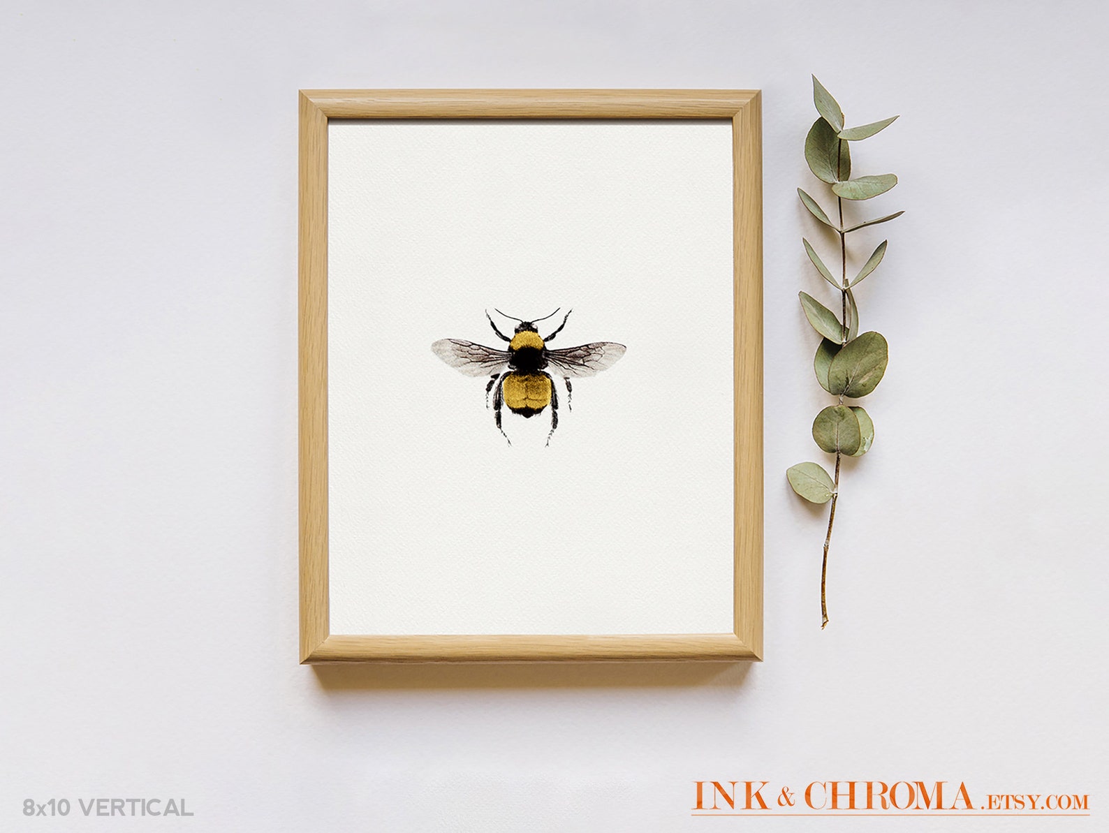 Bee Print Bumblebee Print Bee Wall Art Bumblebee Bee - Etsy