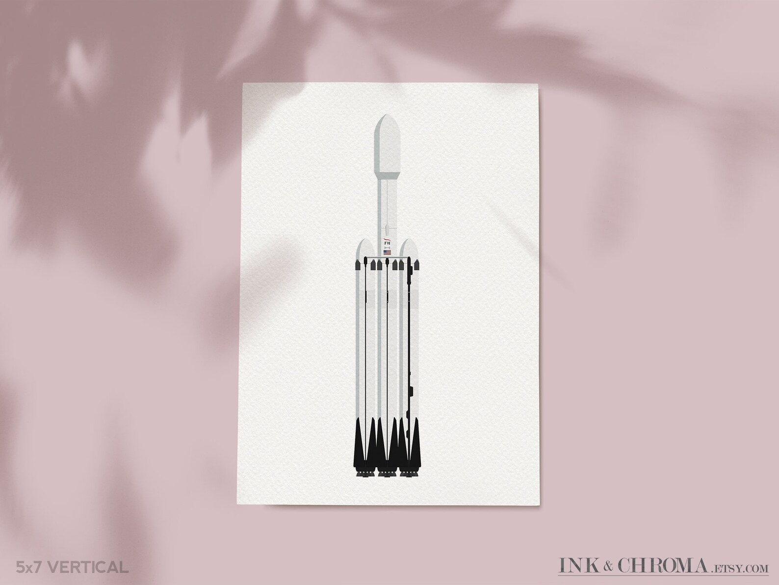 Falcon Heavy Print Spacex Rocket Print NASA ISS Supply - Etsy