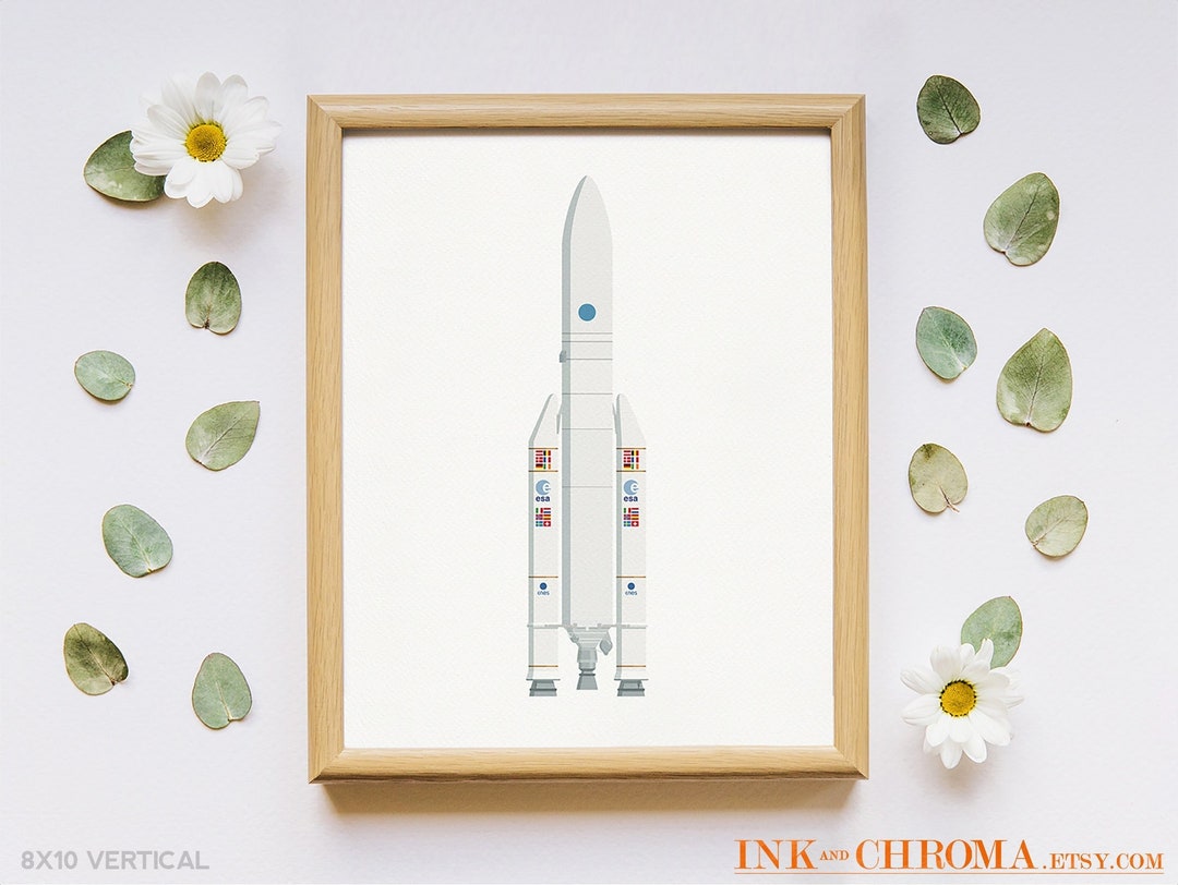 Ariane 5 Rakete Poster ESA Poster 8x10 / 8x8 / 5x7 / A4 - Etsy.de