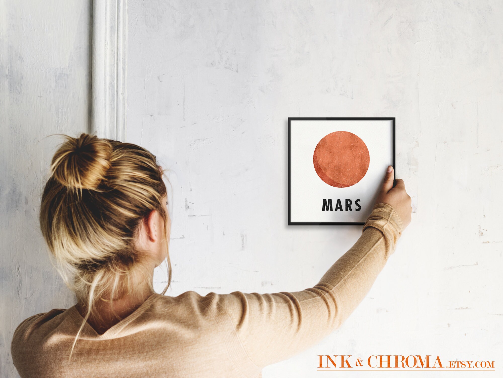 Mars Print Space Print Red Planet Space Poster Space - Etsy UK