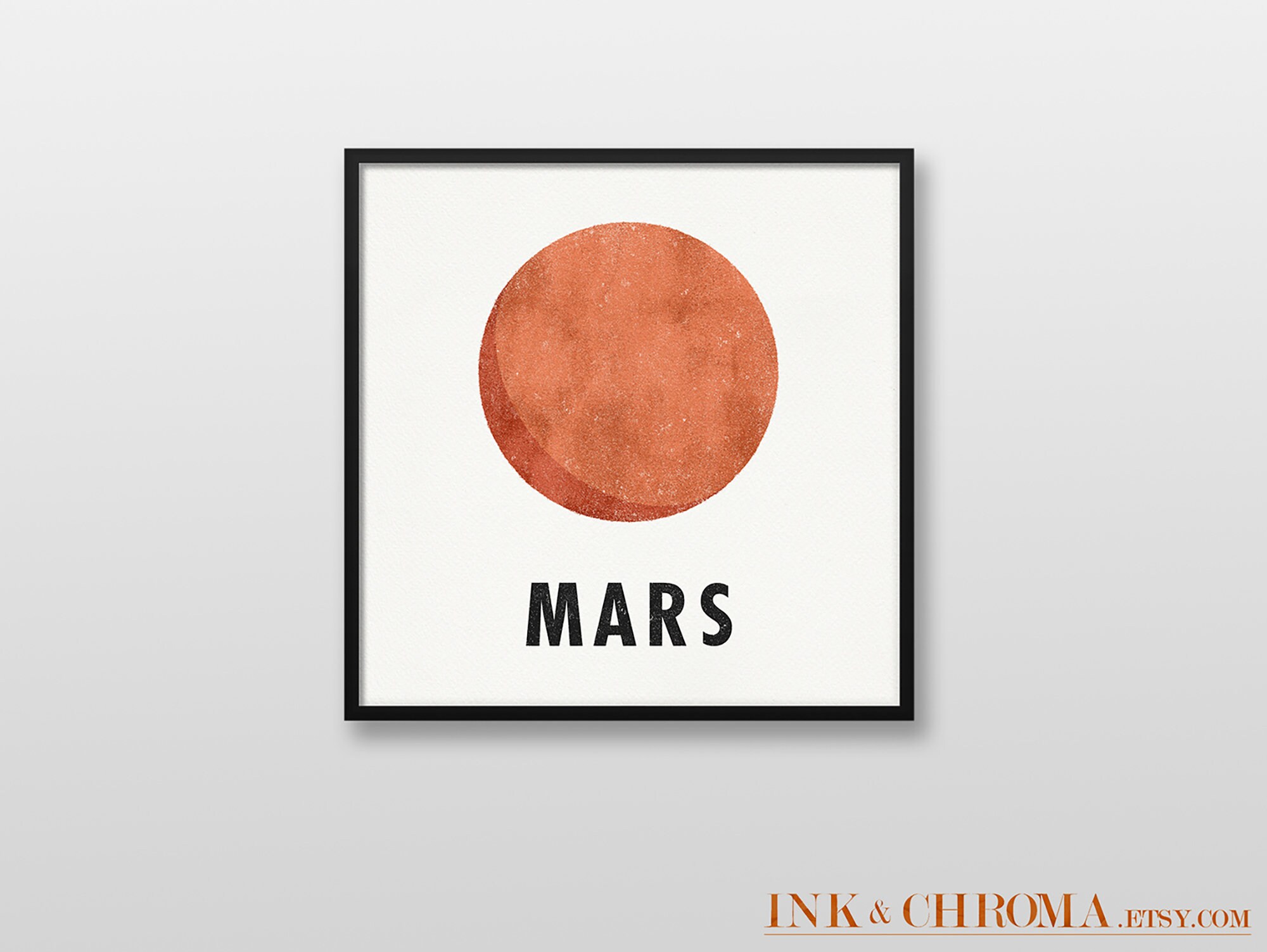 Mars Print Space Print Red Planet Space Poster Space - Etsy UK