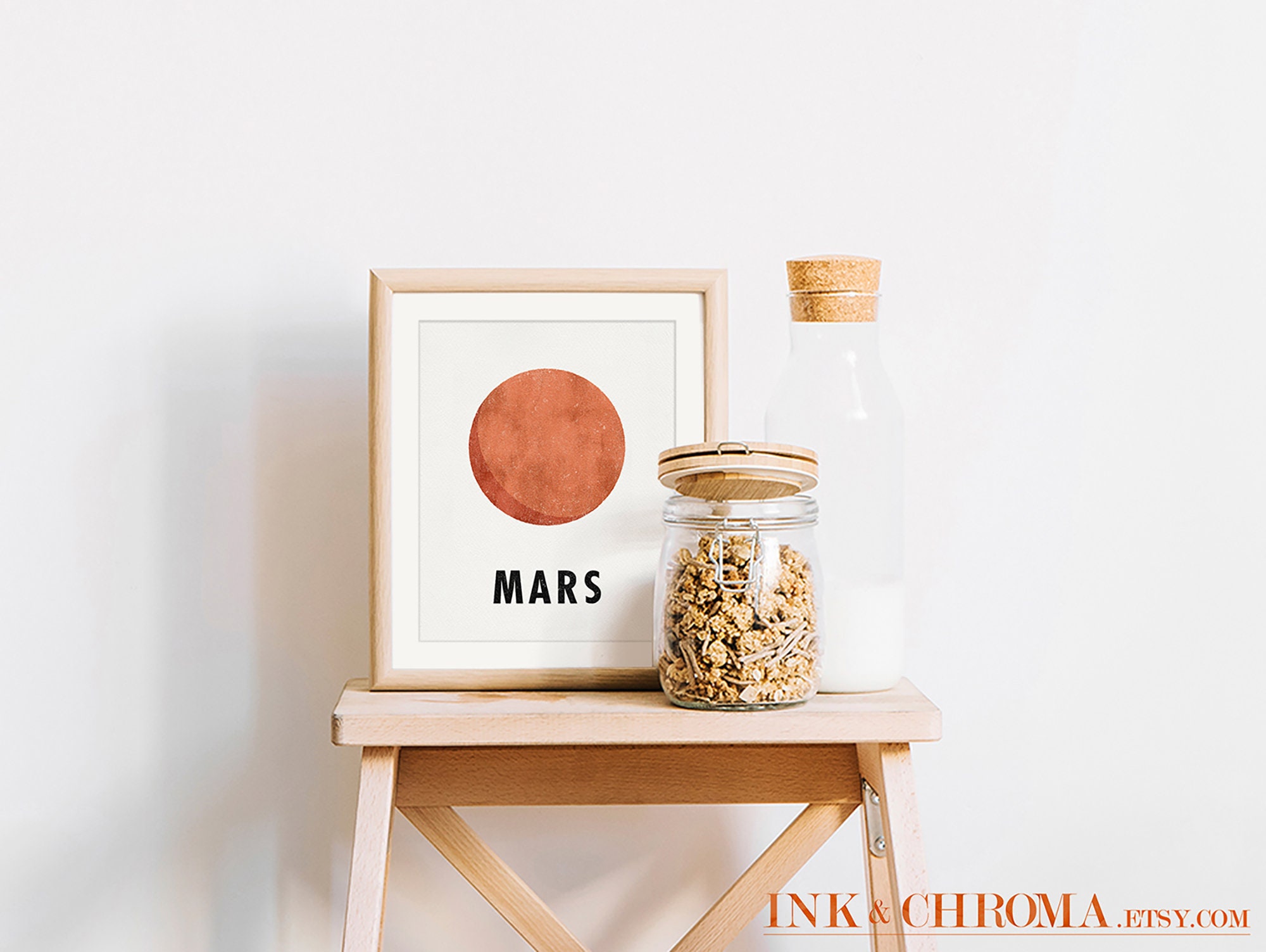 Mars Print Space Print Red Planet Space Poster Space - Etsy UK