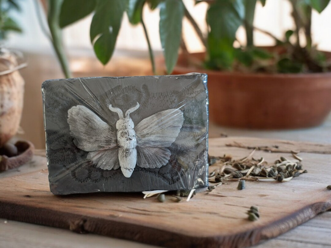 Deaths Head Hawk Moth Soap Bar, Resurrection Bar, Musk Eucalyptus and ...