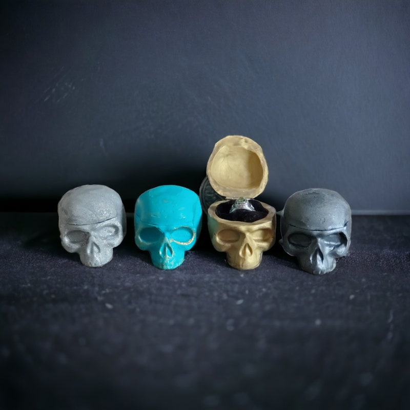 Skull Ring Box - Etsy