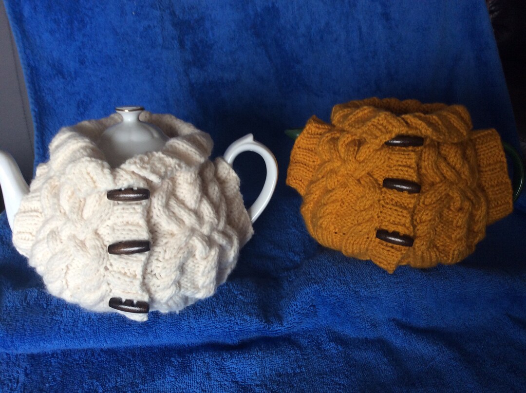 ARAN TEA COSY - Etsy