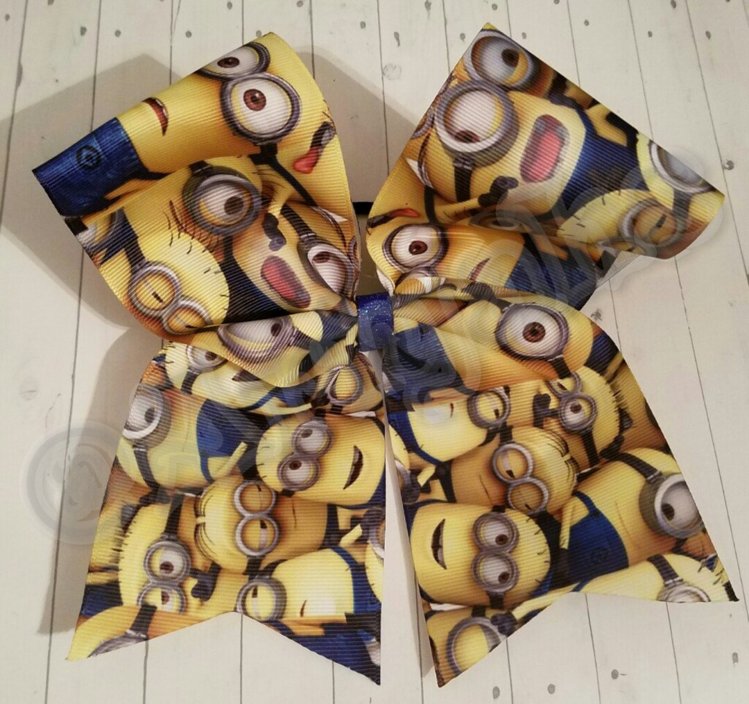 Minion Cheer Bow - Etsy