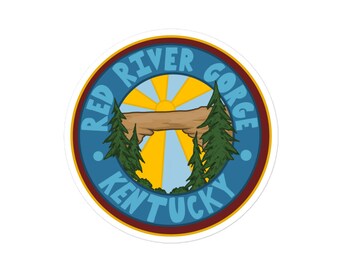 Hiking Boots on Red River Gorge Sticker Decal - Etsy