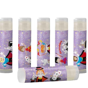 Magic Show Party Favors,magician's Party Favors, Personalized Lip Balm ...