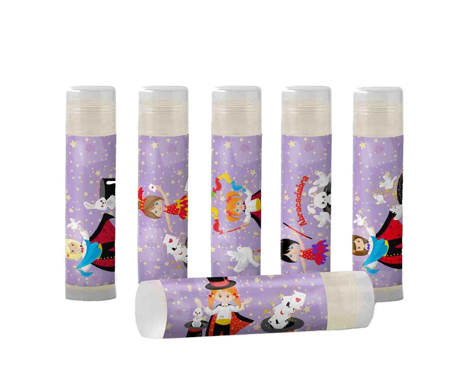 Magic Show Party Favors,magician's Party Favors, Personalized Lip Balm ...