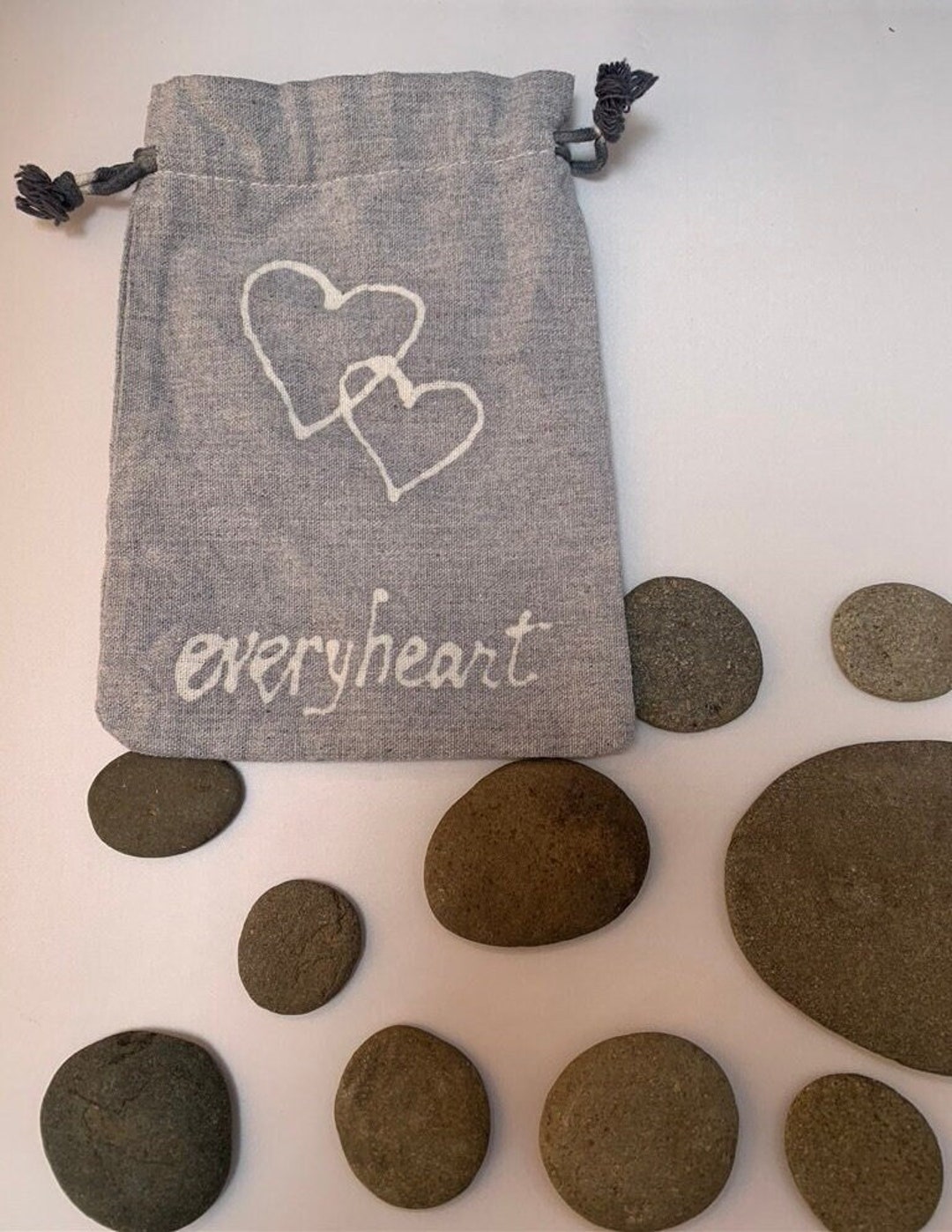 Skipping Stone Gift Bag, Skip Rocks, Water Stones. Oregon PNW Gift Bag ...