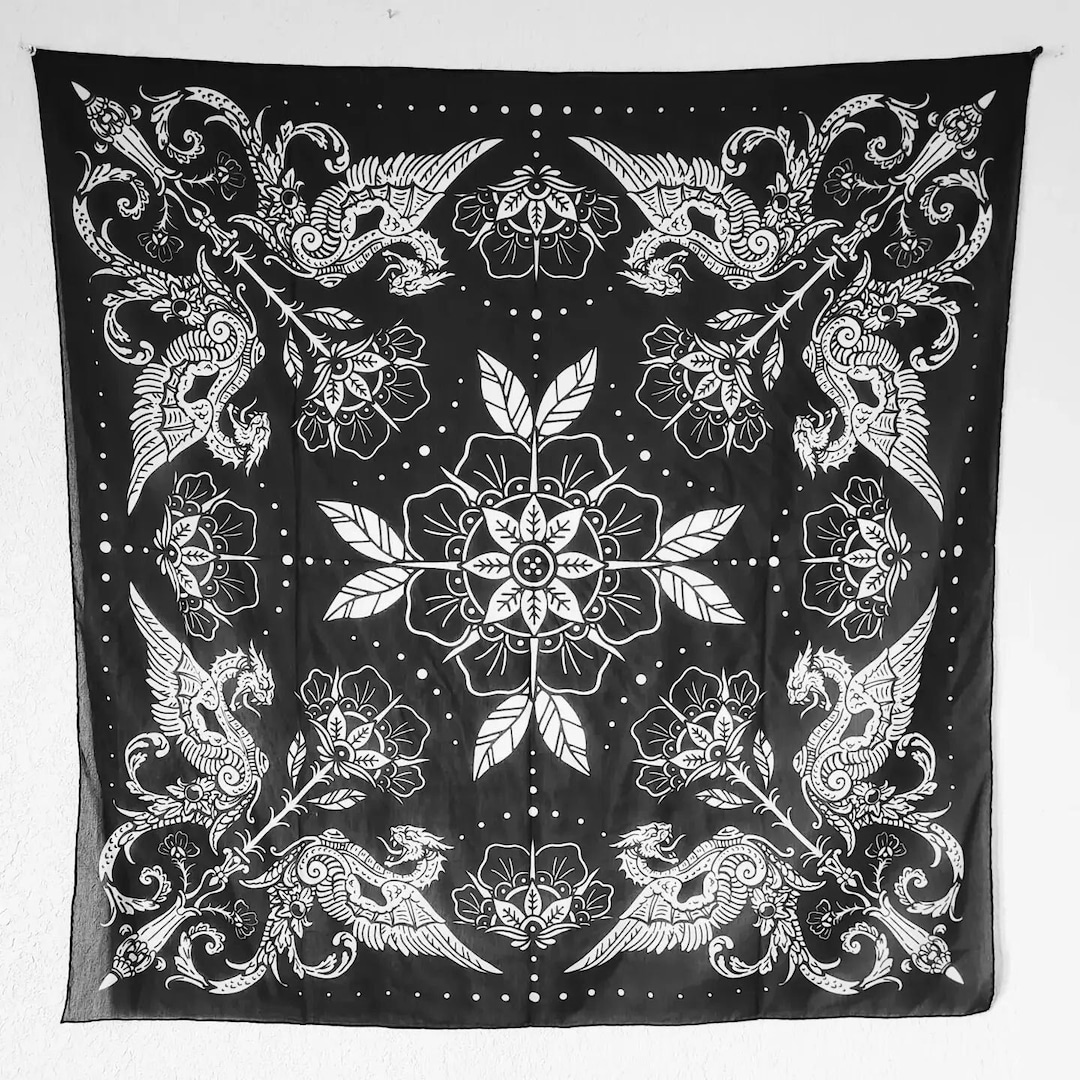 Griffin's Garden Oversized Scarf - Etsy