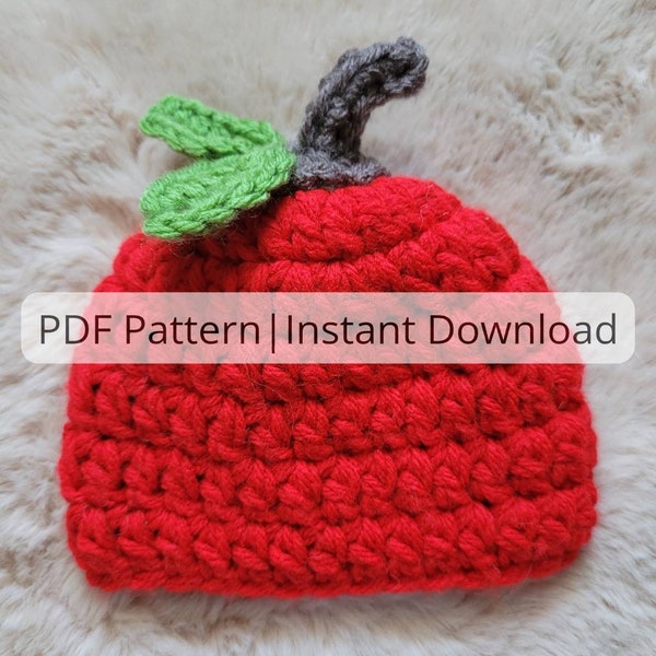 Crochet Apple - Etsy