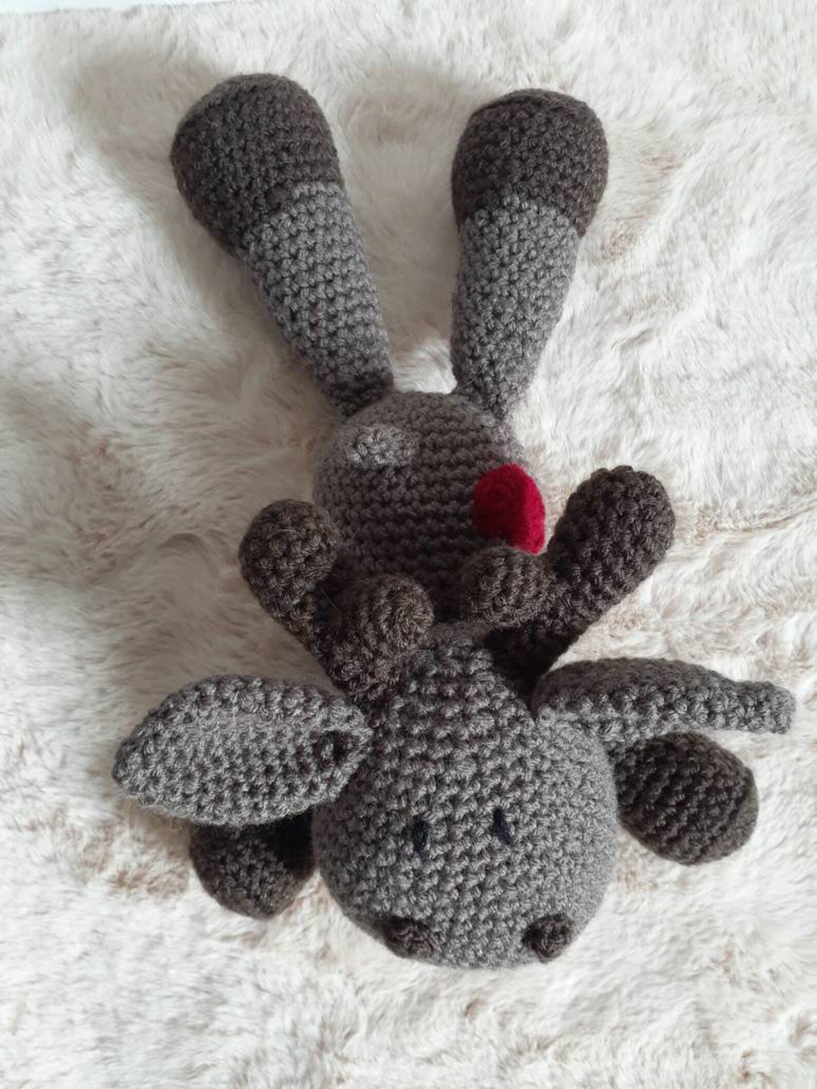 Crochet Amigurumi Moose Toy Stuffy Pattern Easy Crochet Moose Pattern ...