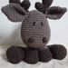 Crochet Amigurumi Moose Toy Stuffy Pattern Easy Crochet Moose Pattern ...