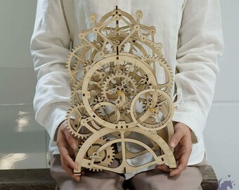 Wooden Clock Kit | Etsy