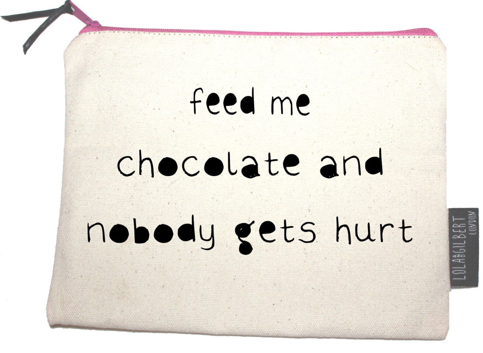 Feed Me Chocolate... Pouch - Etsy