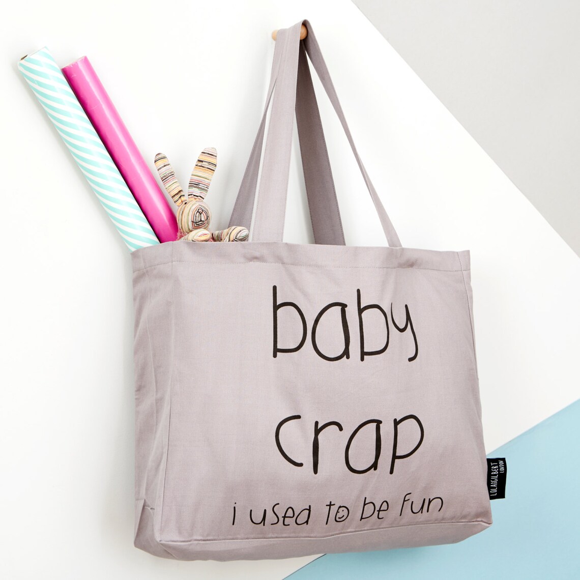 Baby Crap... I Used to Be Fun! Large Tote - Etsy UK