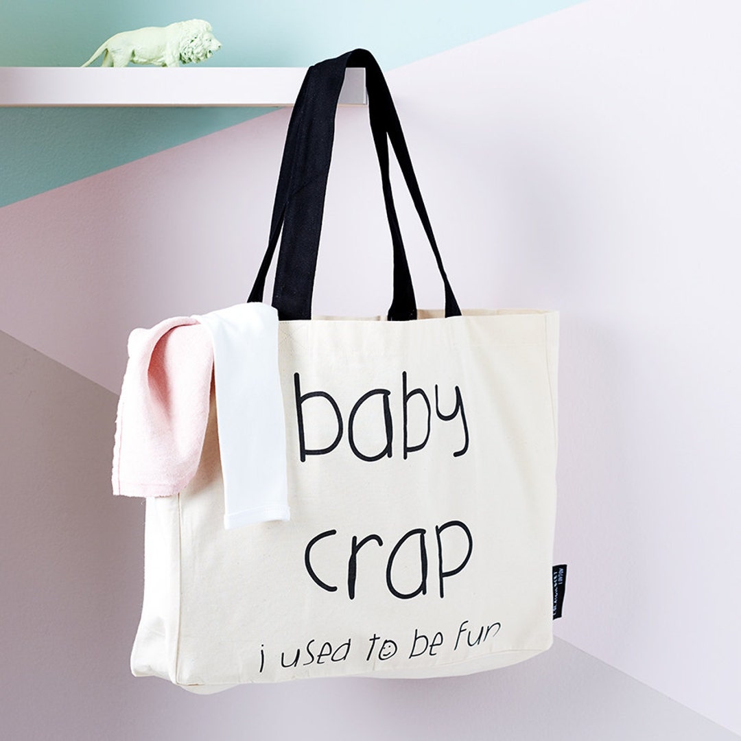 Baby Crap... I Used to Be Fun! Large Tote - Etsy UK