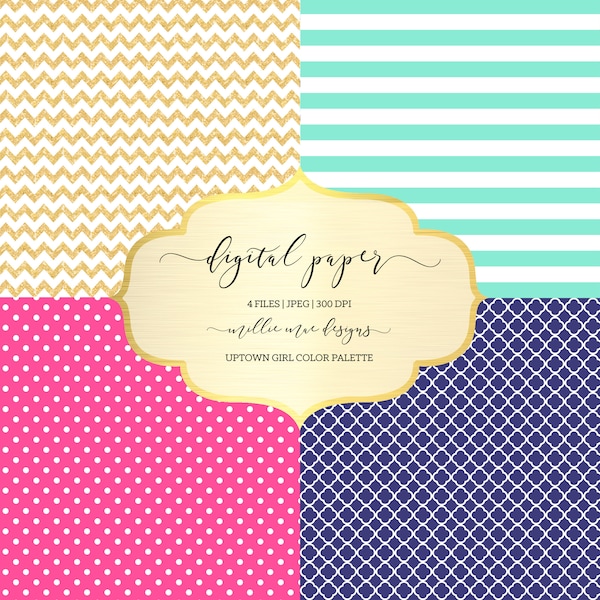 Aqua Blue Chevron - Etsy