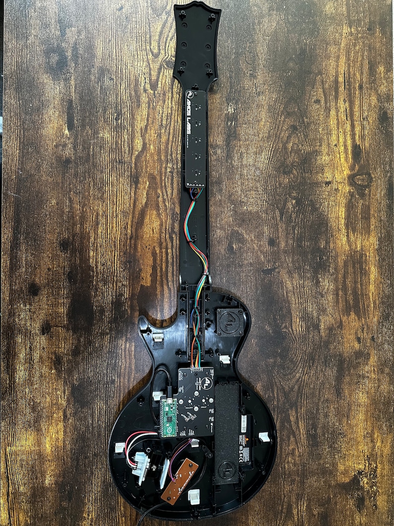 Mech Modded Rpi Pico USB Guitar Controller for Clone Hero YARG and More ...