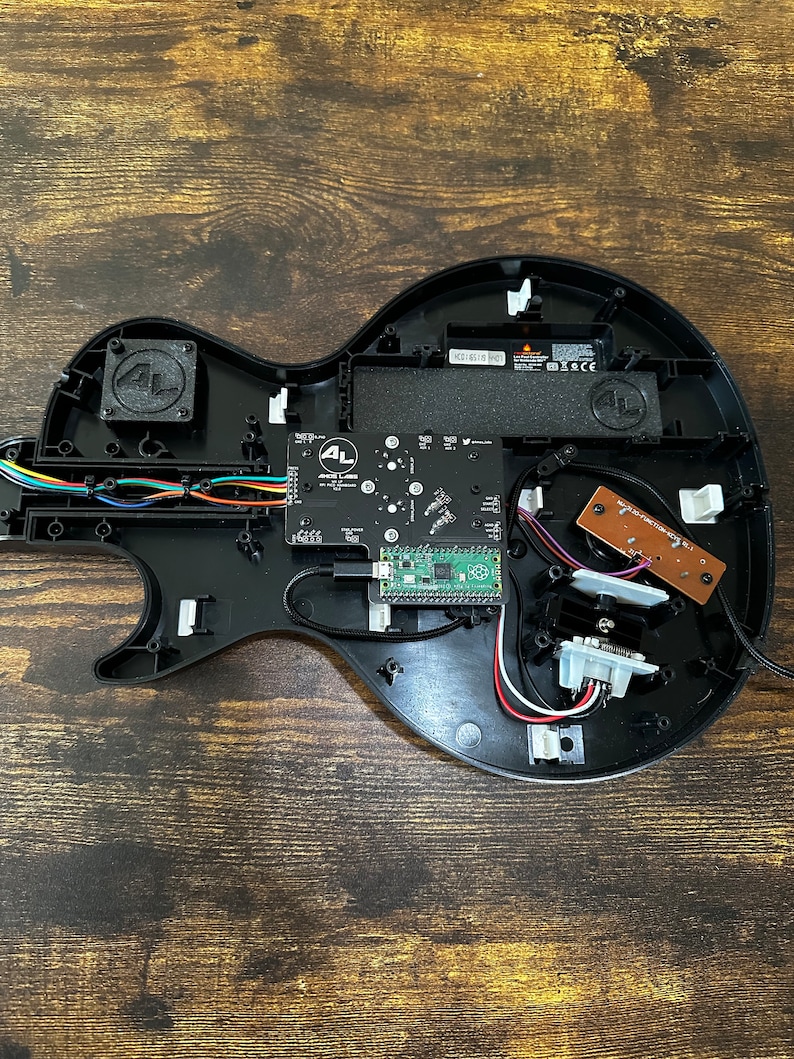 Mech Modded Rpi Pico USB Guitar Controller for Clone Hero YARG and More ...
