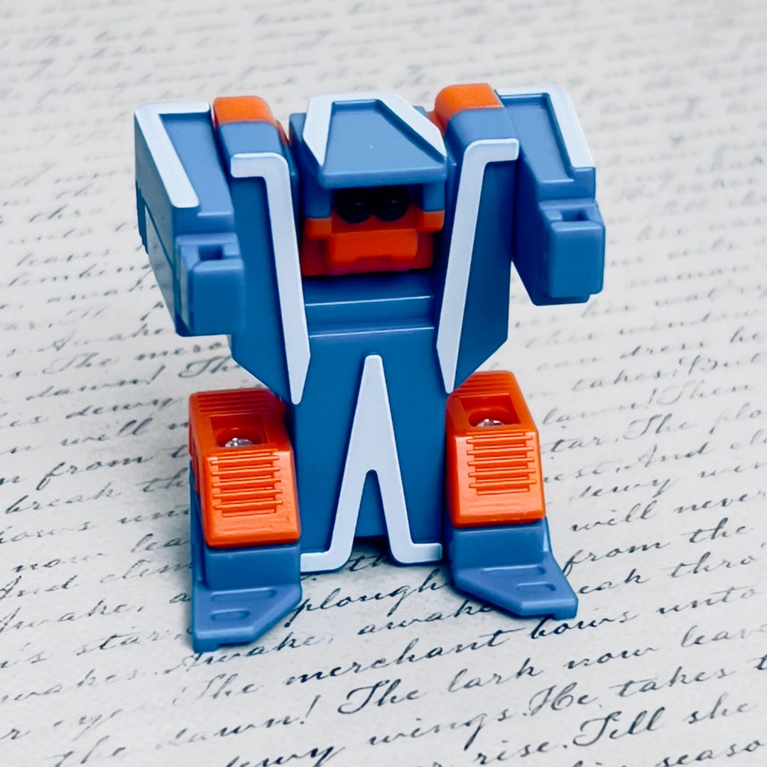 1980's Transformer Toy, Alphabot Robot the Letter W, Alphabet Toy for ...