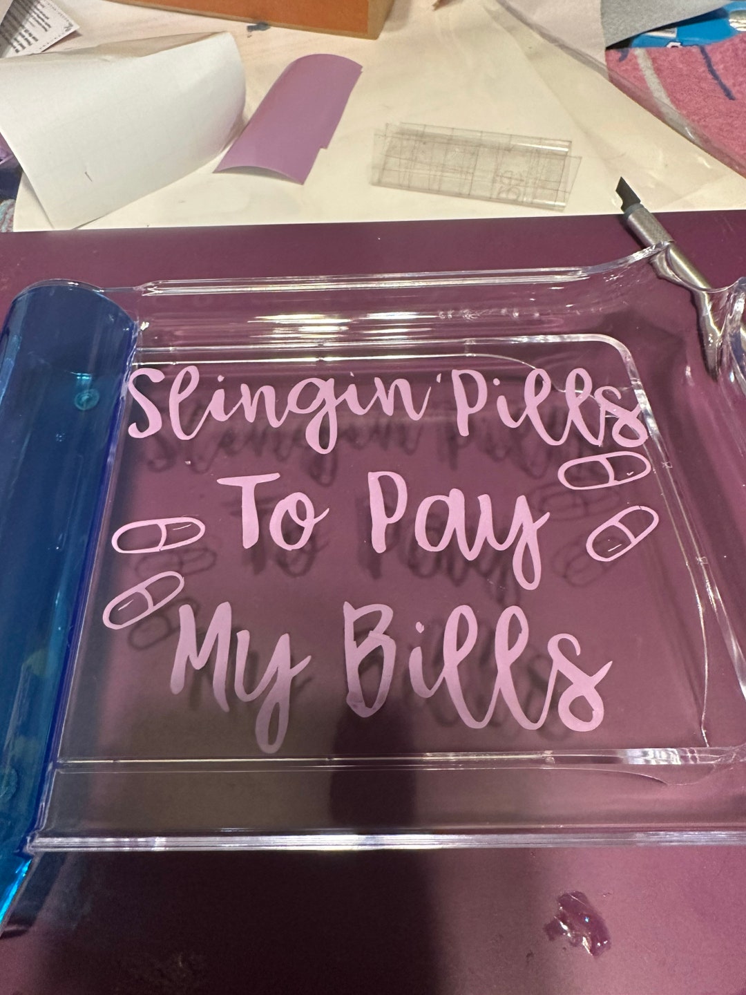 Personalized Pharmacy Counting Tray - Etsy