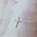 Floating Cross, Pendant, Necklace, Crystal, Silver, Bridal, Faith ...
