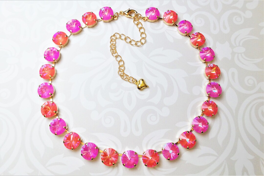 Ultra Chic, 12mm, Finest, Austrian, Crystal, Necklace, Bridal, Jewelry ...