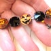 Happy Jack, Halloween Bracelet, Crystal, Handmade Glass Cabs ...