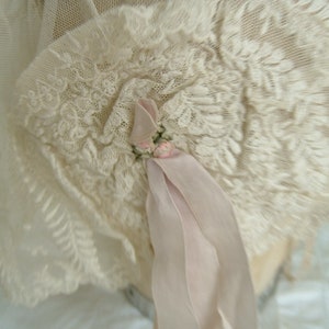 A Delightful Boudoir Cap Very Pretty Lacey Cap Perfect for a Collection ...
