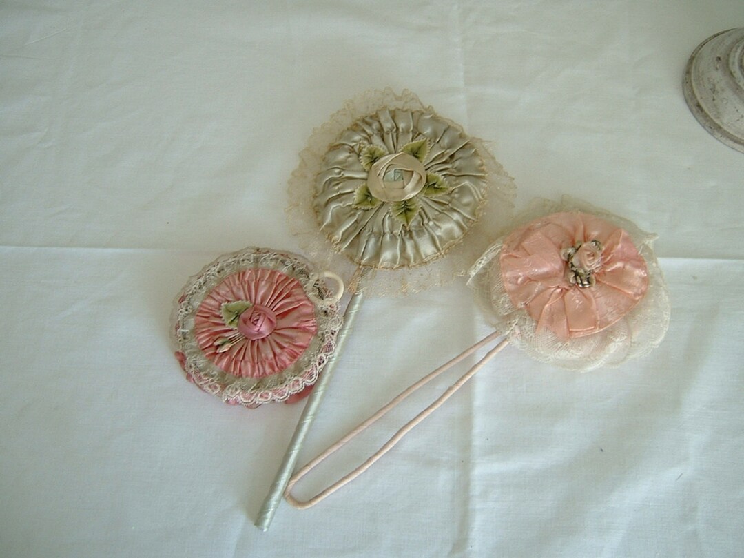 RESERVED Pretty Pretty Powder Wand Perfect for a Ribbon Work Collection ...