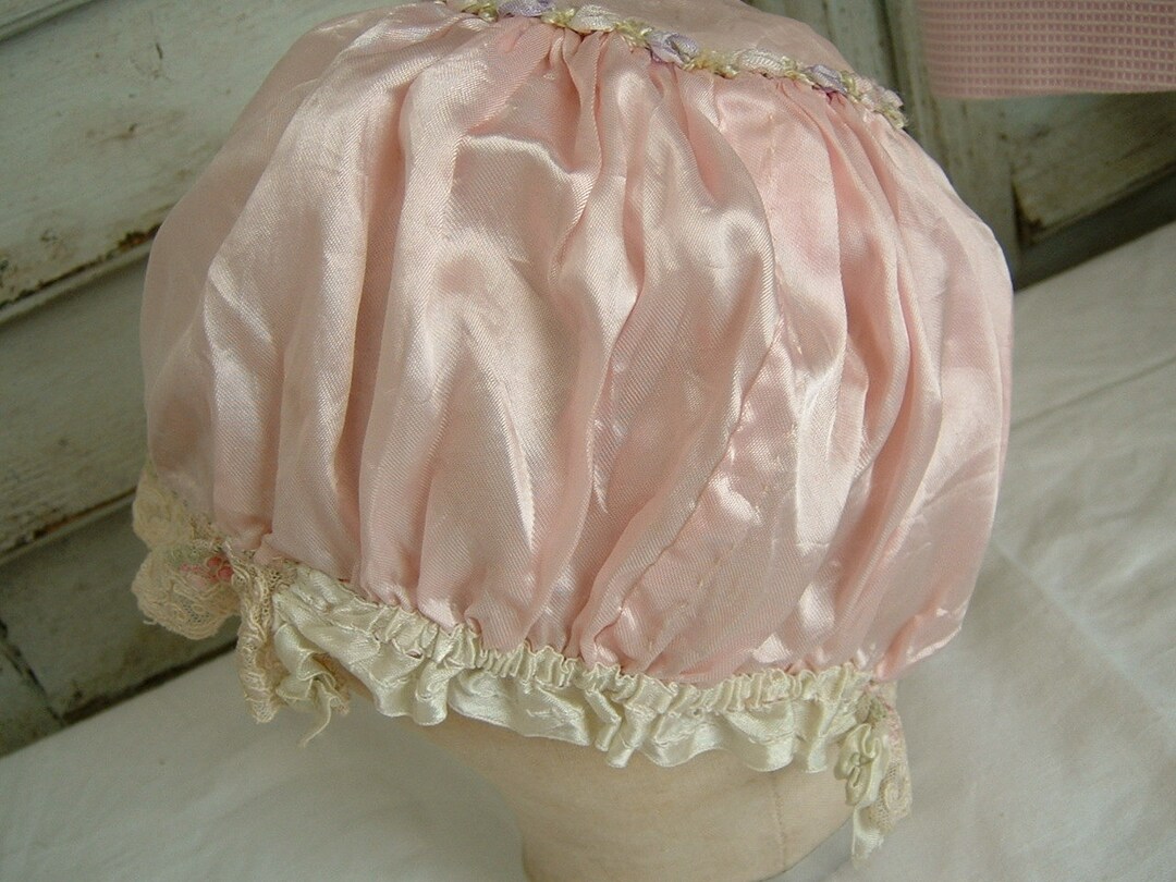 A Pretty Boudoir Cap From the 1920s Pretty Item With Ribbonwork - Etsy