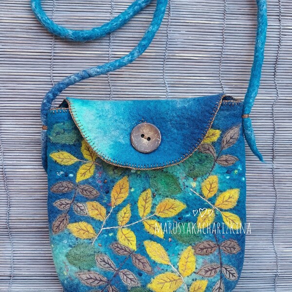 Felted Wool Purse - Etsy