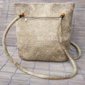 Handmade Felted Handbag, Wool Purse, Shoulder Bag - Etsy