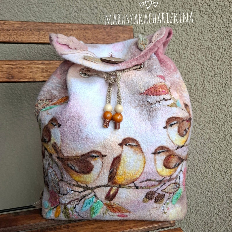 Bird Backpack - Etsy