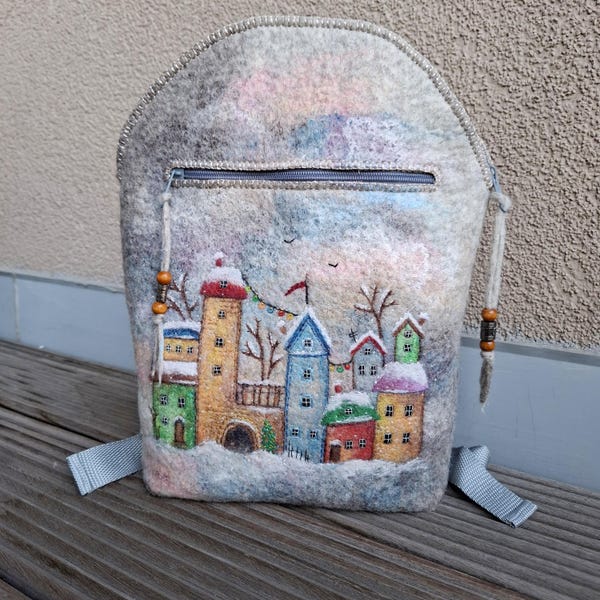 Wool Backpack - Etsy