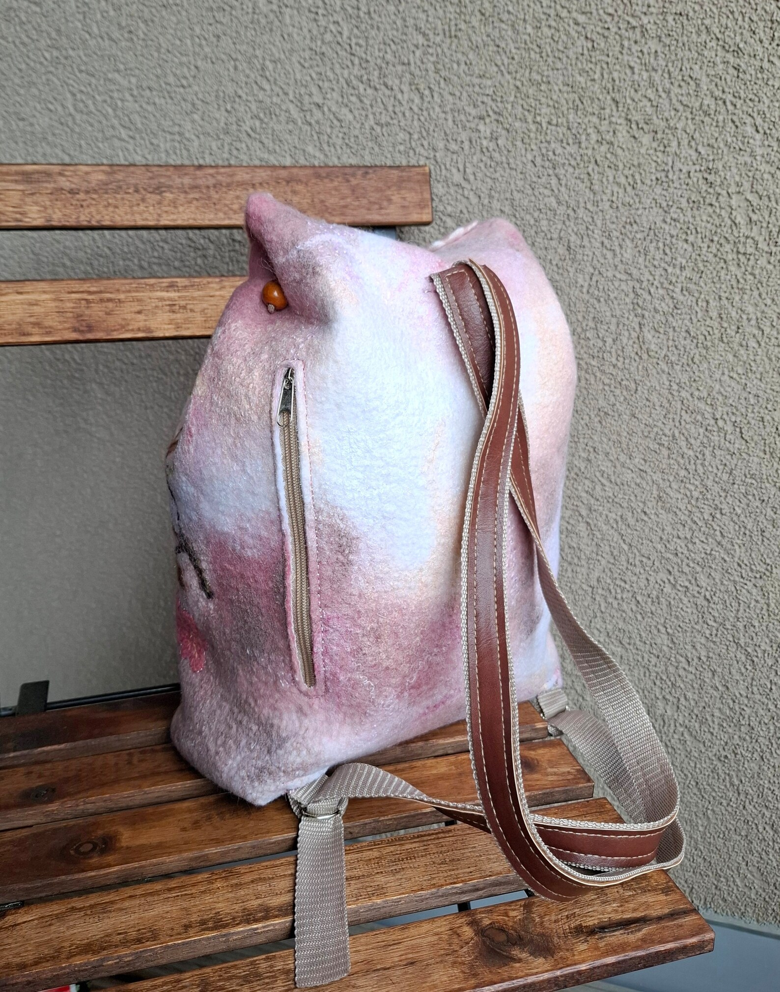 Felted Backpack, Wool Backpack, Bird Backpack - Etsy
