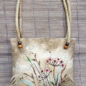 Handmade Felted Handbag, Wool Purse, Shoulder Bag - Etsy