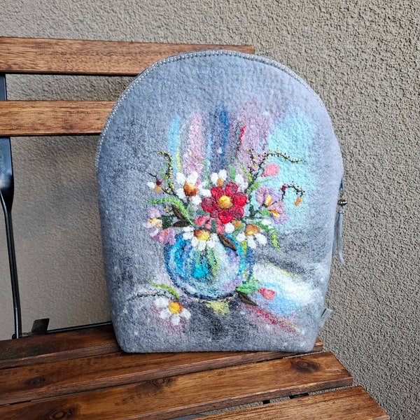 Wool Backpack - Etsy