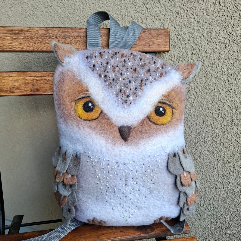 Owl Backpack - Etsy