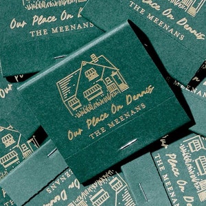 Home Sweet Home Matches - Personalized 30 Strike Matchbooks - Wedding ...