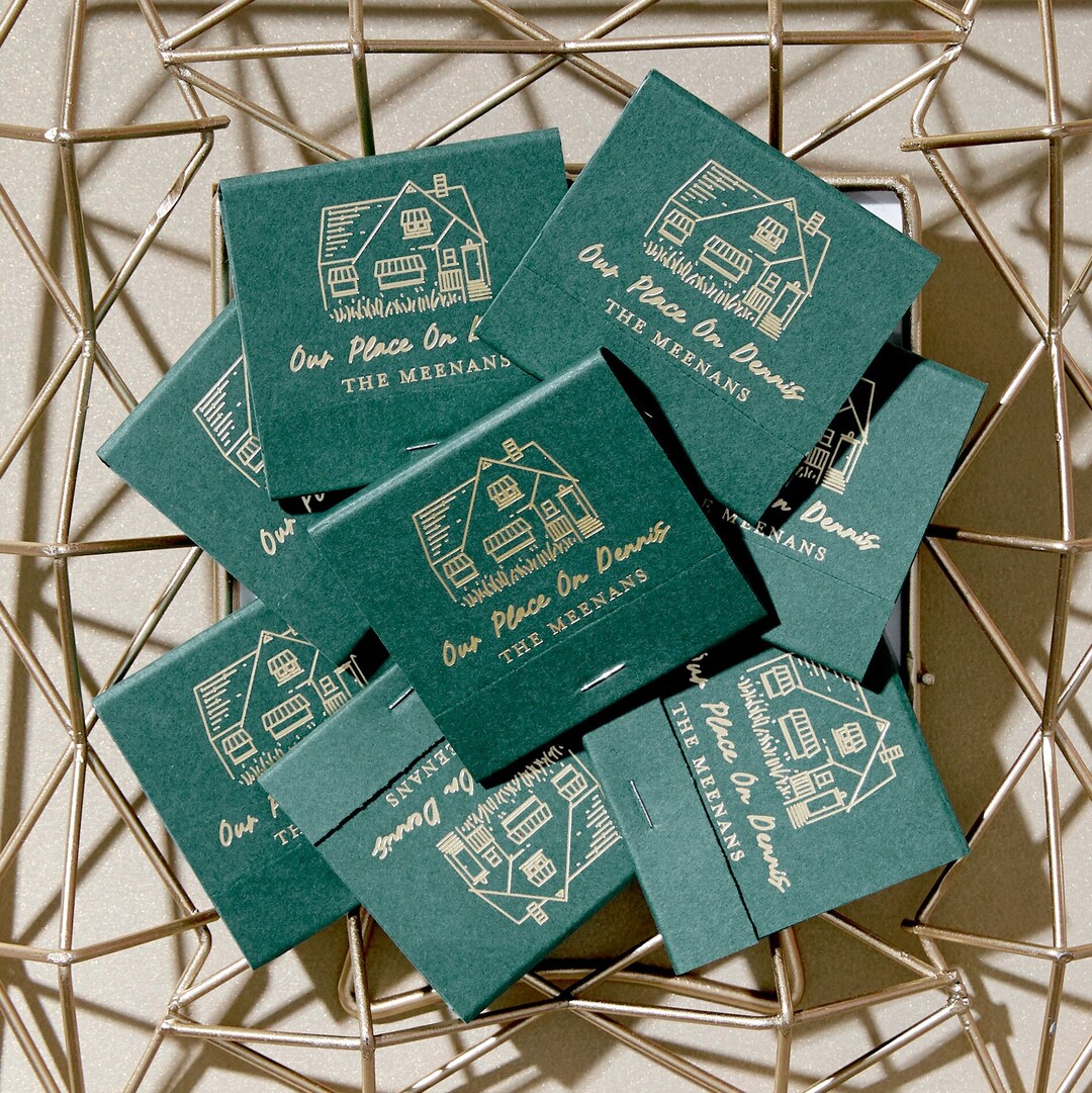 Home Sweet Home Matches Personalized 30 Strike Matchbooks Wedding ...