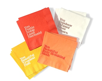 Marriage is Messy Design Napkins, Pack of 25, Beverage Cocktail Size ...