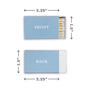 Custom Mr. & Mrs. Match Boxes - Party Favors, Custom Matches, Foil ...