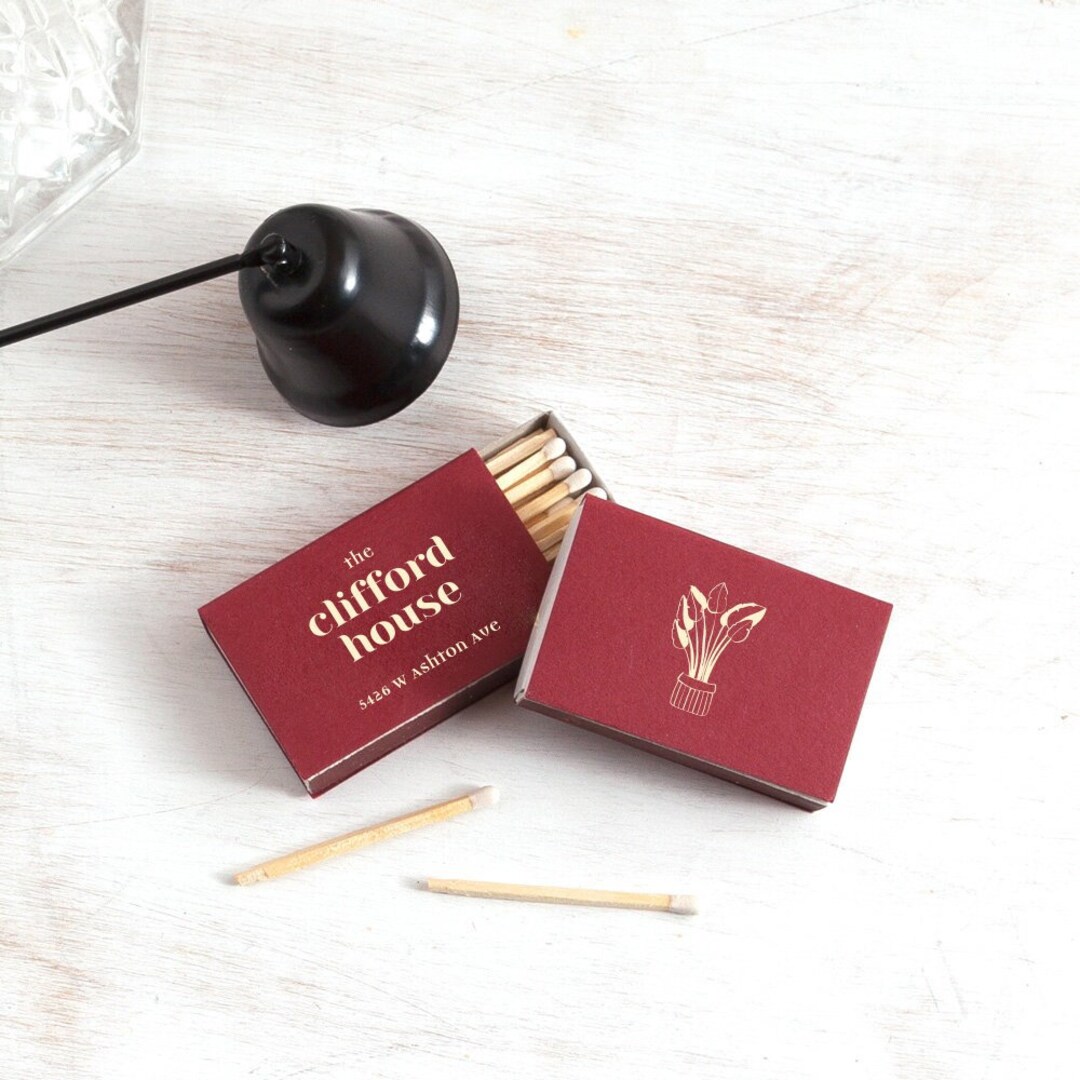 Our House Personalized Classic Match Boxes - Favors, Party Favors ...