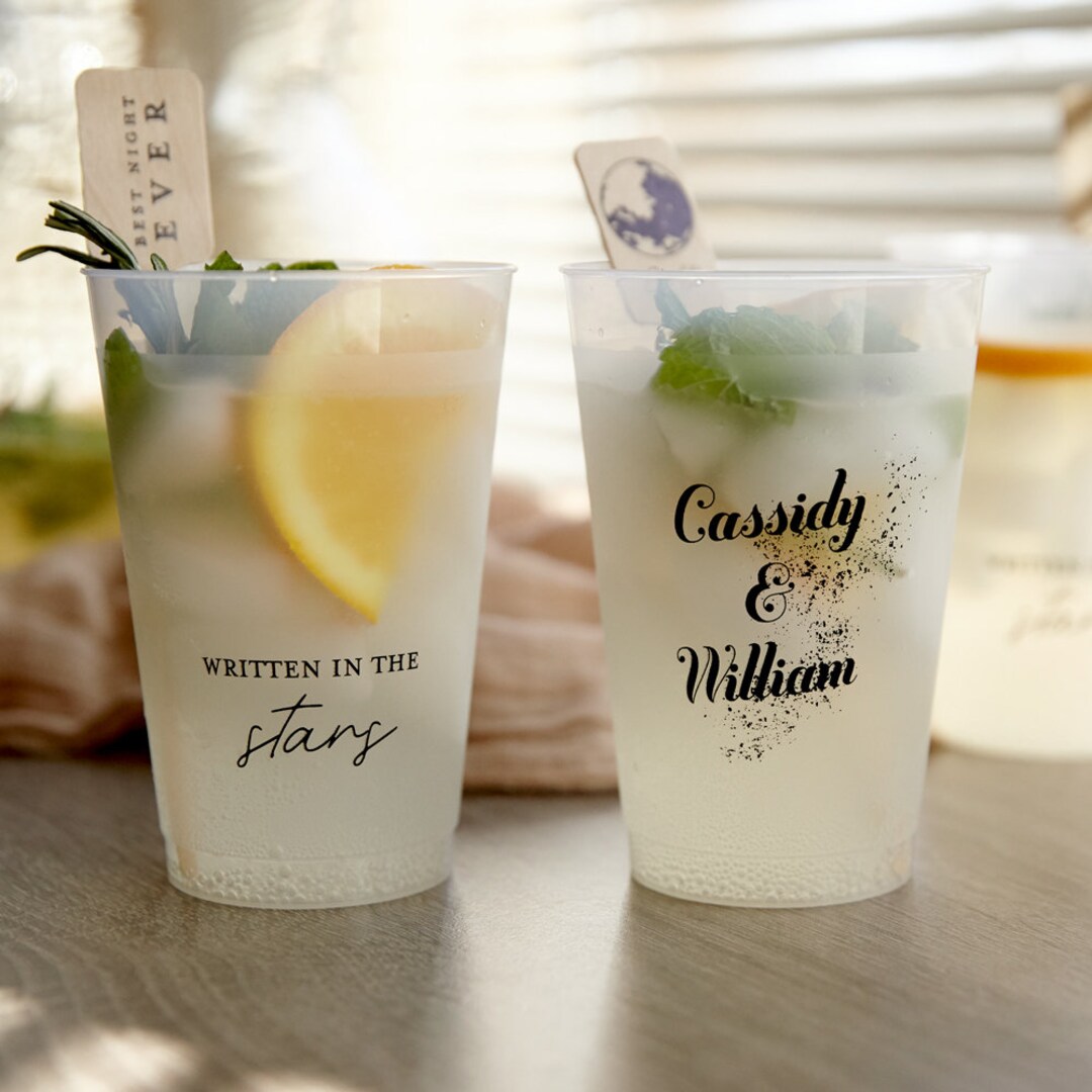 Relaxed Reception Written in the Stars Cup- Frost Flex Personalized ...